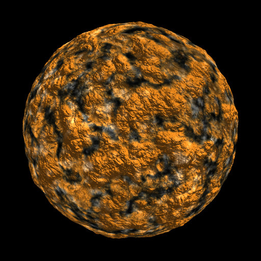 Materials Renderman scifi dented bumpy