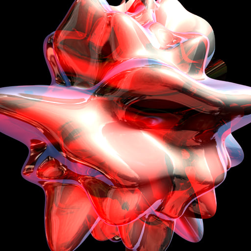 Materials Renderman scifi dented clear