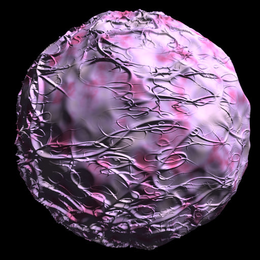 Materials Renderman scifi dented veiny