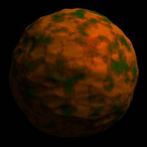 Materials Renderman scifi dented orange