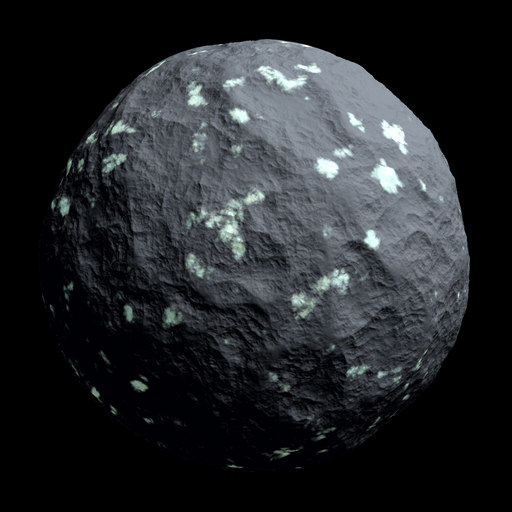 Materials Renderman scifi dented gray