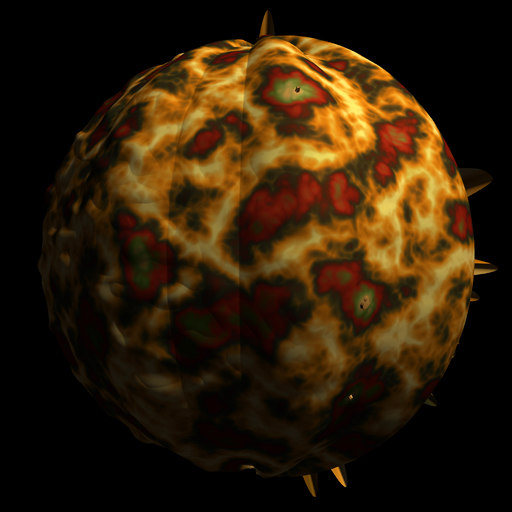 Materials Renderman scifi dented alien