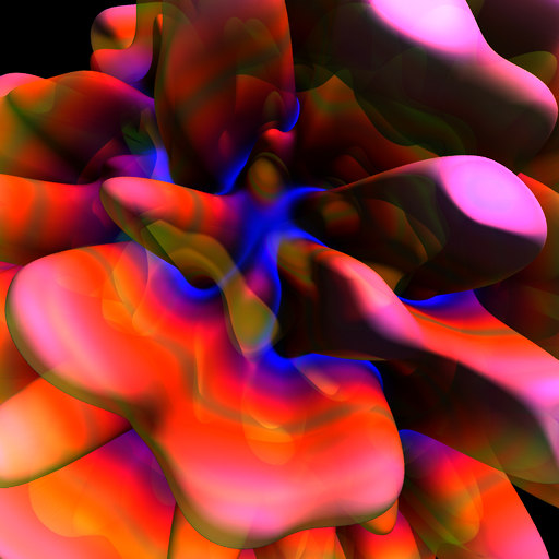 Materials Renderman scifi dented blue