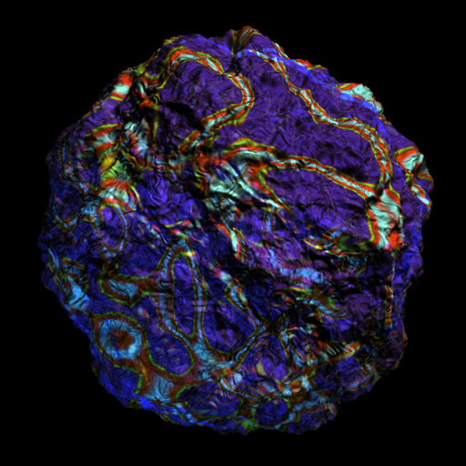 Materials Renderman scifi dented bumpy