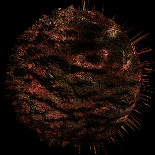 Materials Renderman scifi dented spikey
