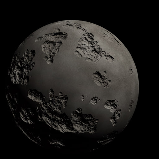 Materials Renderman scifi dented eroded