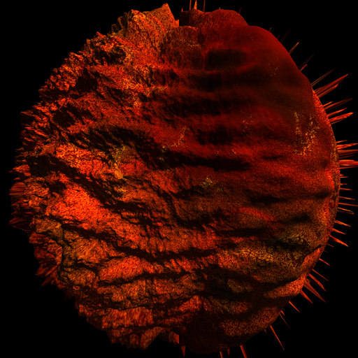 Materials Renderman scifi dented red