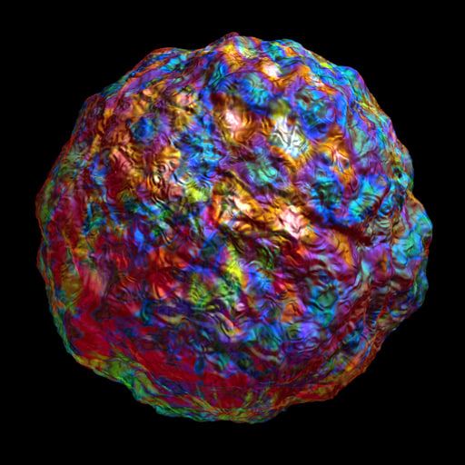 Materials Renderman scifi dented bumpy