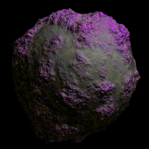 Materials Renderman scifi dented bumpy