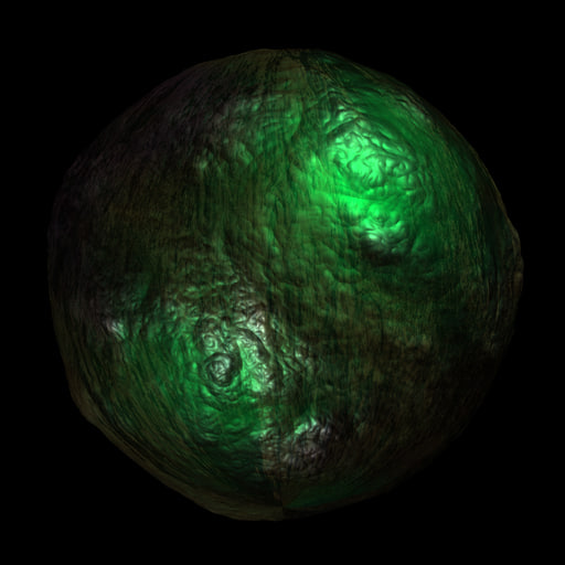 Materials Renderman scifi dented alien