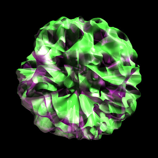 Materials Renderman scifi dented green