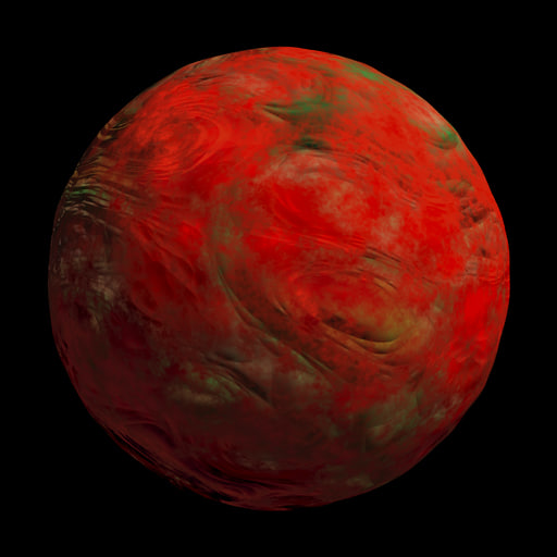 Materials Renderman scifi dented red