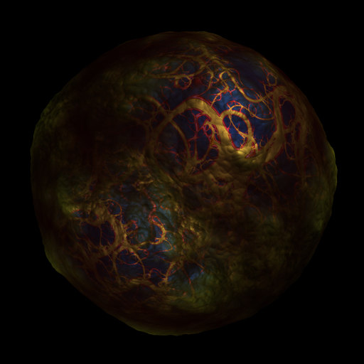 Materials Renderman scifi dented shell