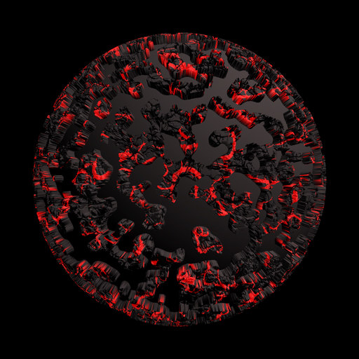 Materials Renderman scifi dented red