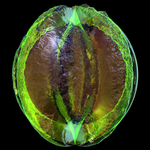 Materials Renderman scifi dented green