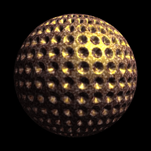 Materials Renderman scifi dented dimples