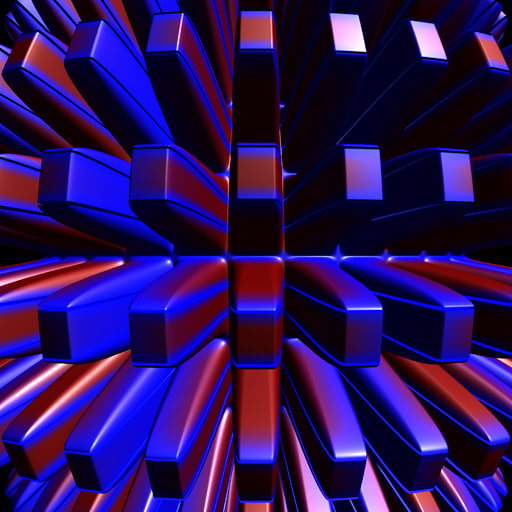 Materials Renderman scifi dented rods