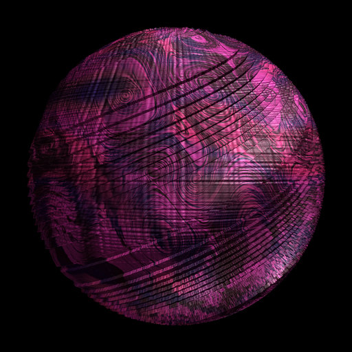 Materials Renderman scifi cracks sphere
