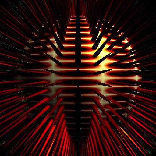 Materials Renderman scifi spikey red