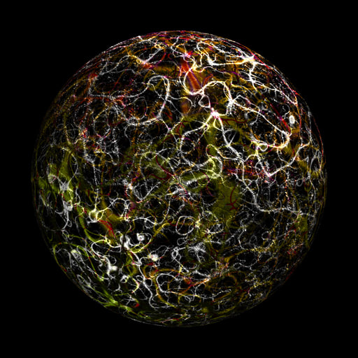 Materials Renderman scifi brown sphere
