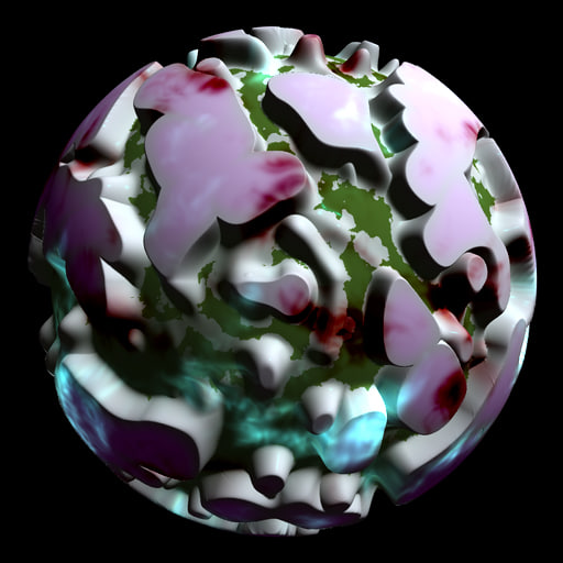 Materials Renderman scifi round smooth