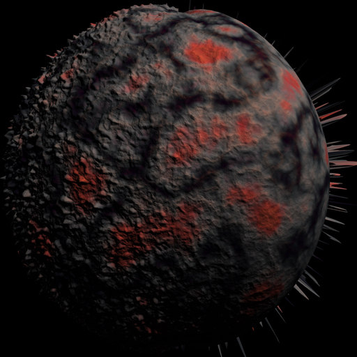 Materials Renderman skin spike alien