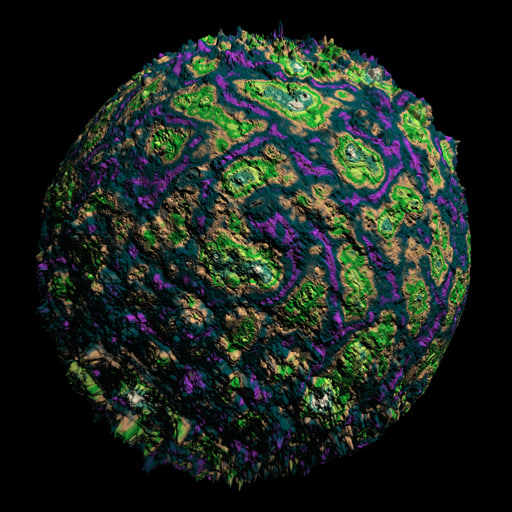 Materials Renderman skin alien animal