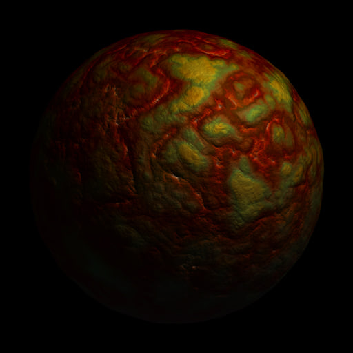 Materials Renderman bloody skin alien