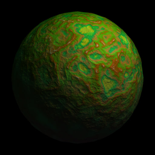 Materials Renderman skin alien animal