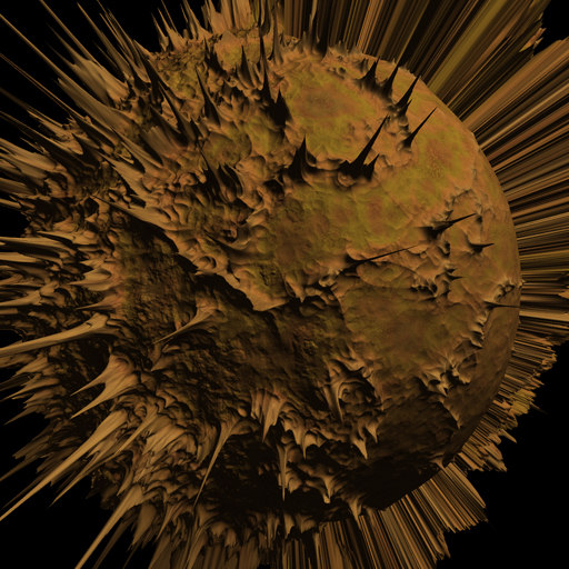 Materials Renderman brown organic spikey