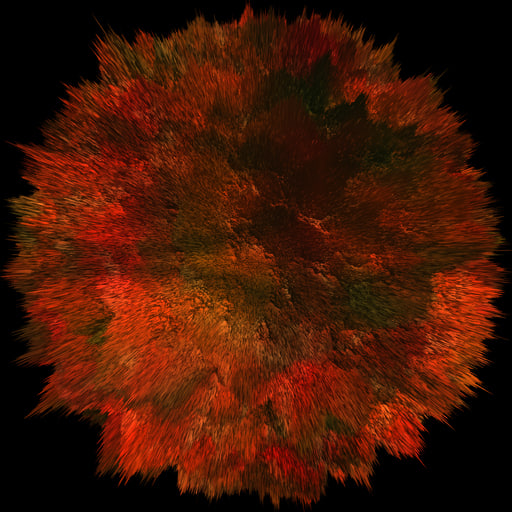 Materials Renderman fuzzy red hairy