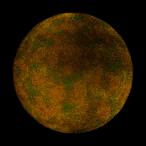 Materials Renderman grass dying fine