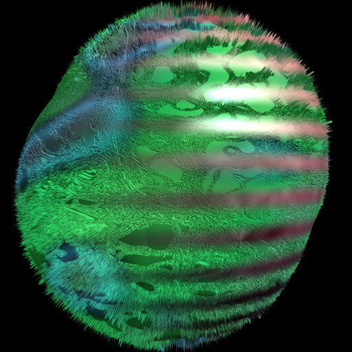 Materials Renderman stripped veiny pink