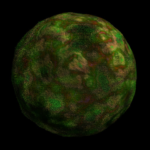 Materials Renderman skin alien animal