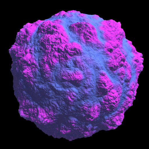 Materials Renderman coral nature blue