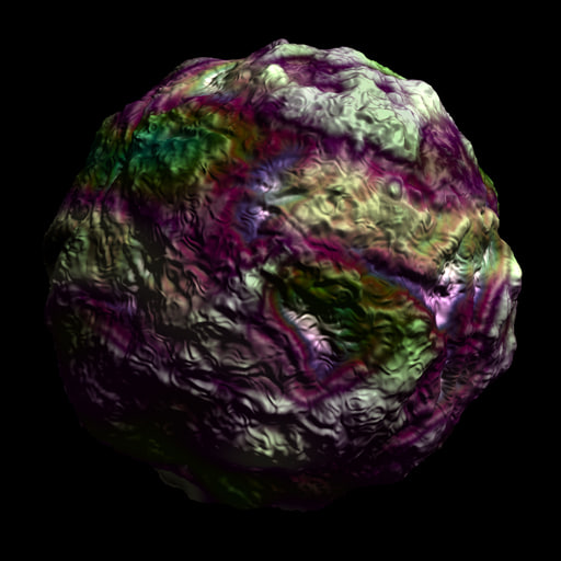 Materials Renderman coral nature purple