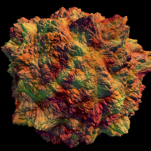 Materials Renderman coral nature brown