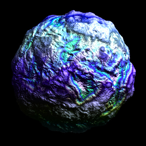 Materials Renderman coral nature purple