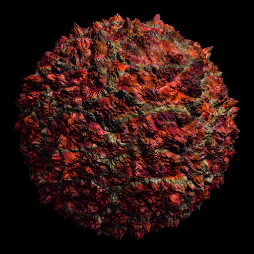 Materials Renderman coral nature brown