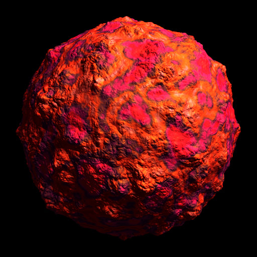 Materials Renderman coral nature red