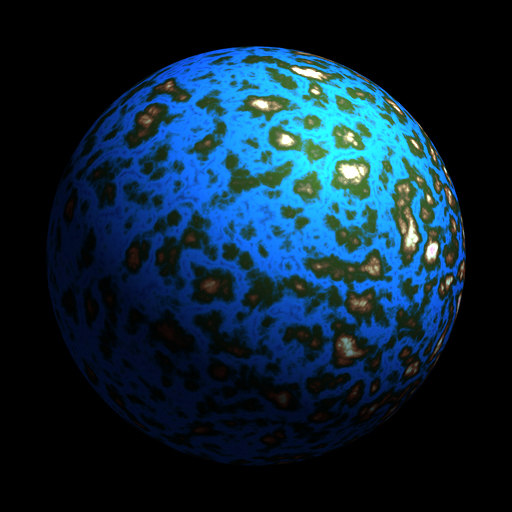 Materials Renderman coral nature blue