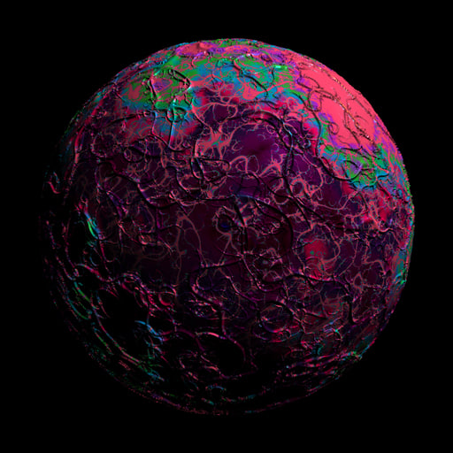 Materials Renderman coral nature veiny