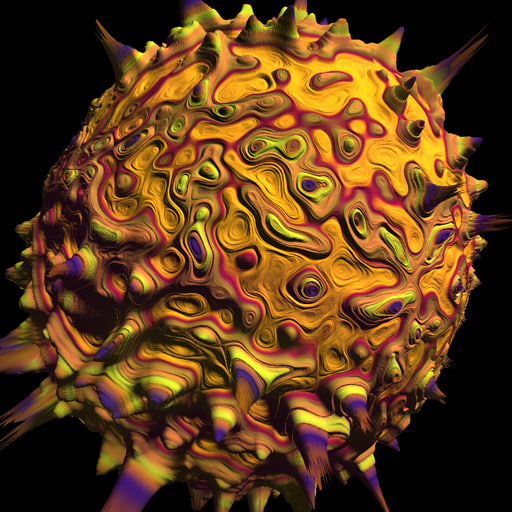 Materials Renderman coral nature orange