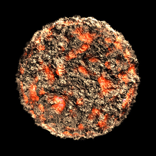 Materials Renderman coral nature red