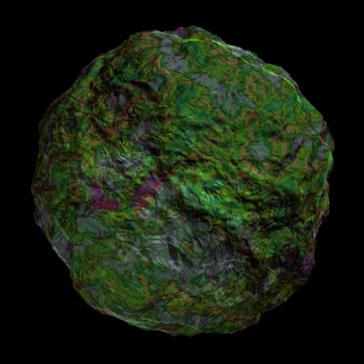 Materials Renderman rock nature green