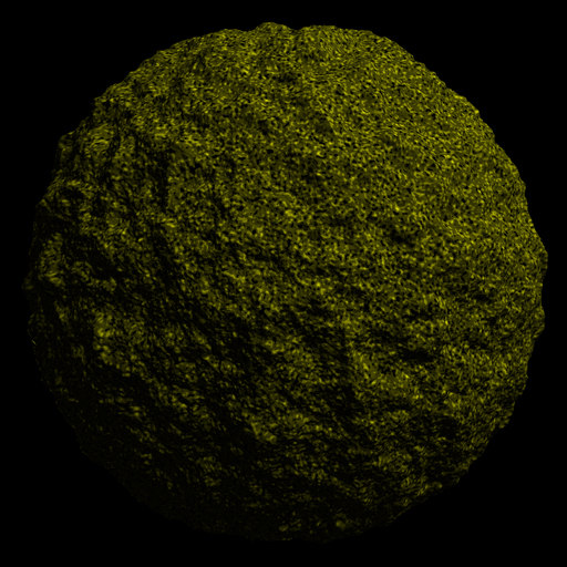 Materials Renderman ground nature green