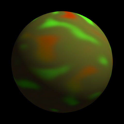 Materials Renderman ground nature green