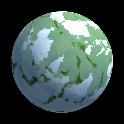 Materials Renderman snow nature translucent