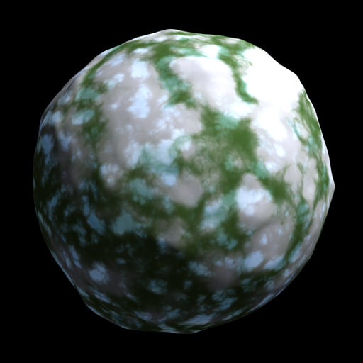 Materials Renderman snow nature translucent