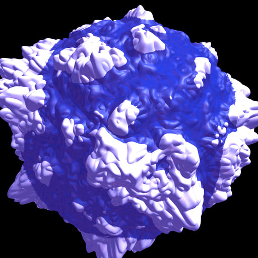 Materials Renderman snow nature blue